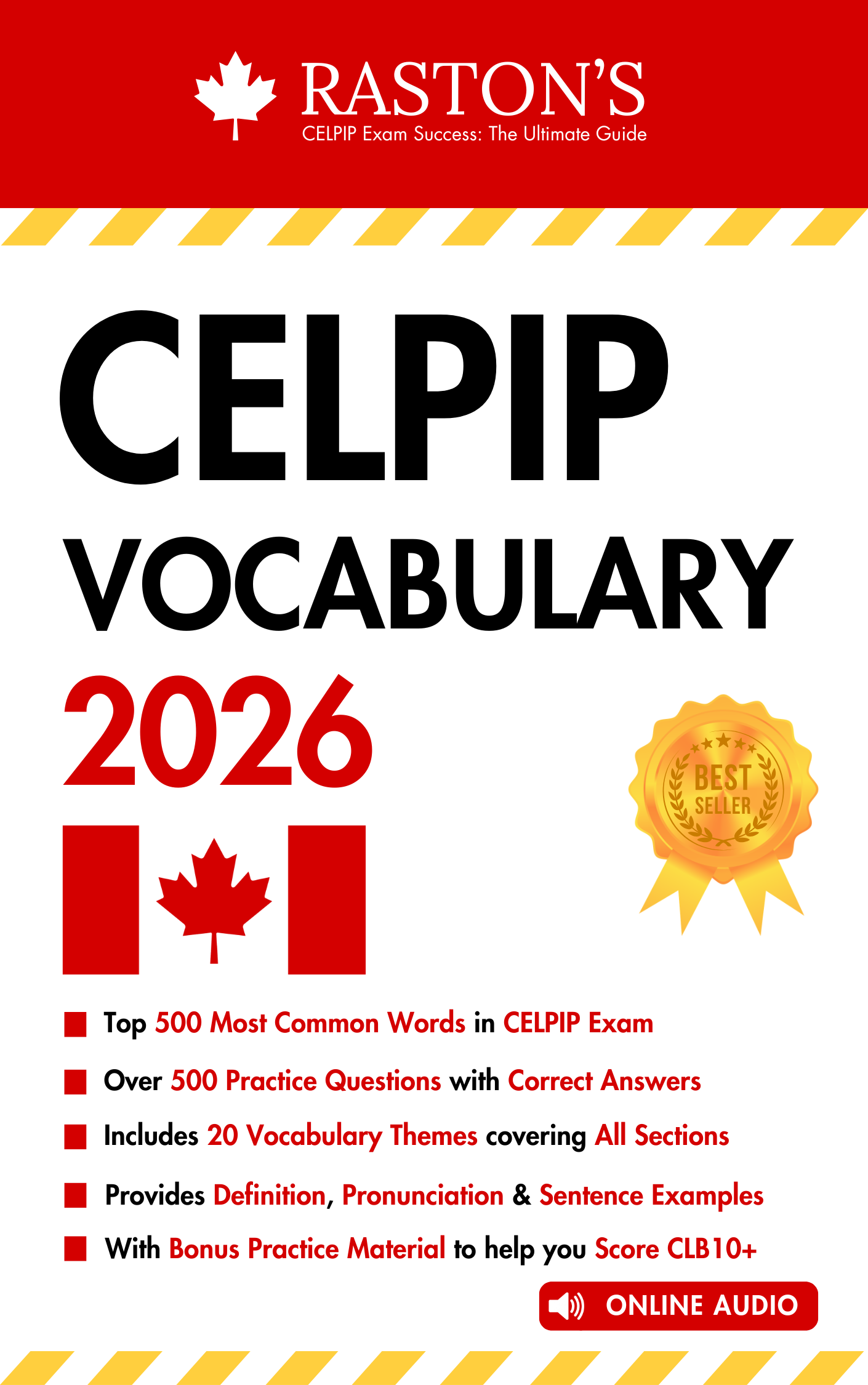 TEF Canada, TCF Canada, CELPIP & IELTS Prep Books | Raston's